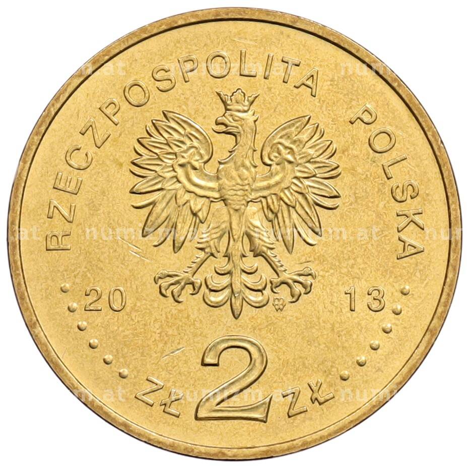 Монета 2 злотых 2013 года Польша «50 лет польской ассоциации умственно ...