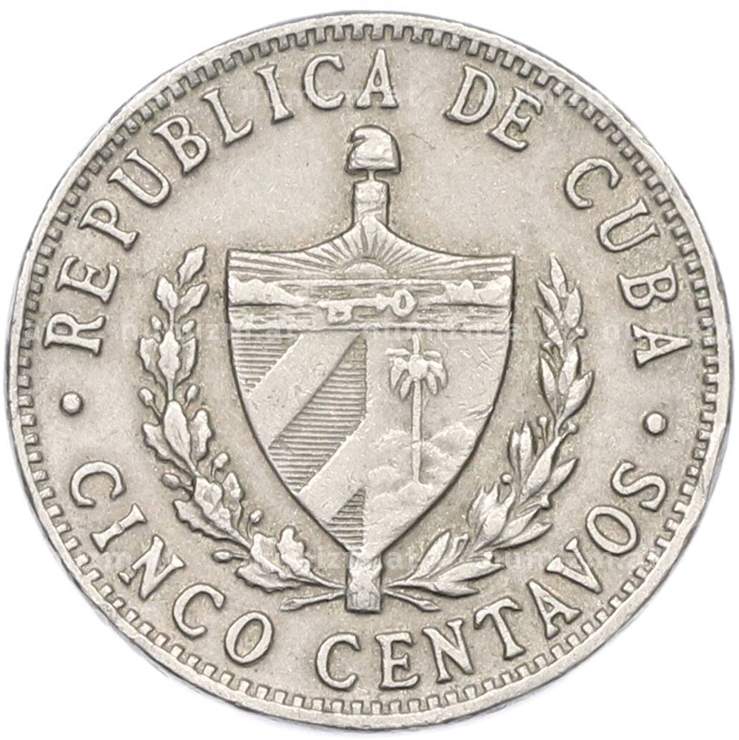 Монета 5 сентаво 1961 года Куба (Артикул K12-79770) купить по цене 65 ...
