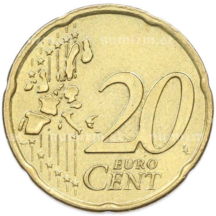 Монета 20 евроцентов 2001 года Нидерланды (Артикул K12-79782) купить по ...